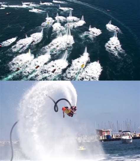 한줄 영상 세계에서 가장 큰 워터제트팩 대형 장관