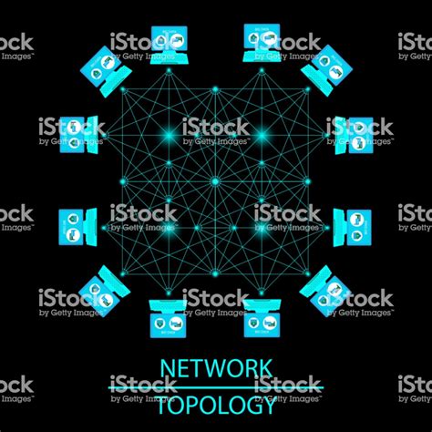 Network Topology Topology Architecture Graphics Free Vector Art