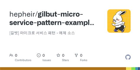 Github Hepheirgilbut Micro Service Pattern Example Sources 길벗 마이크로 서비스 패턴 예제 소스
