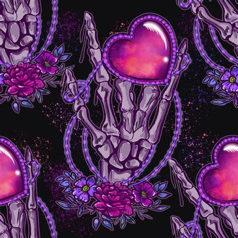 Asl Love Skele Pink Inspired Designs Illustrations