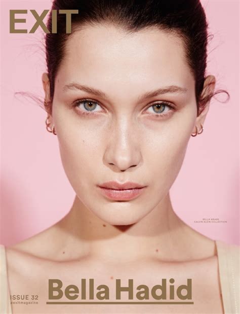 Bella Hadid Wears Minimal Styles For Exit Cover Story Fashion Gone Rogue