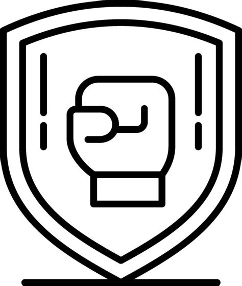 Shield Line Icon 53497415 Vector Art At Vecteezy