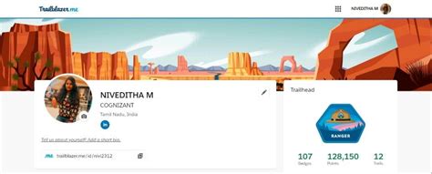 Niveditha Mohanraj On Linkedin Salesforce Salesforceecosystem Trailhead Trailblazercommunity