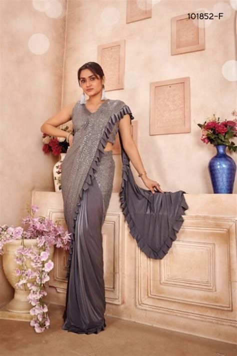 Zara Sequence Ready To Wear Saree Collection Wholesaler