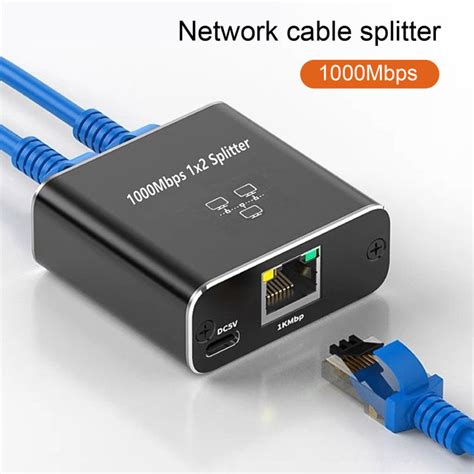 Usb Powered Ethernet Splitter Internet Splitter High Speed Ethernet