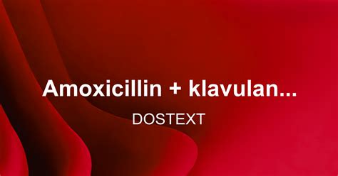 Amoxicillin Klavulansyra