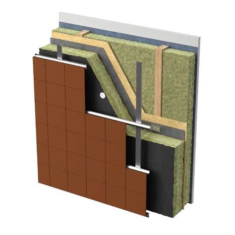 Ursapan Black And Ursa Walltec Black For Use In Ventilated Façade Rainscreen Cladding Systems