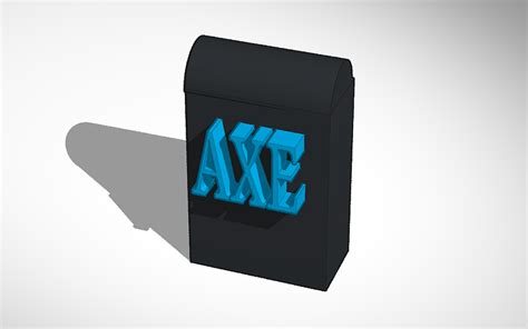 3d Design Axe Deoderant Tinkercad