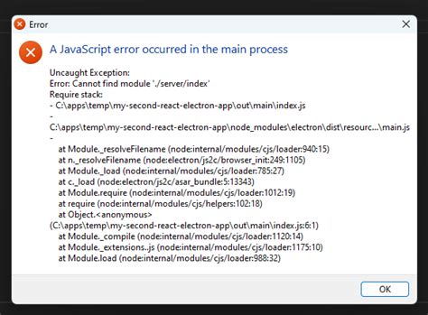 need help main process does not allow to execute a node express webserver · alex8088 electron