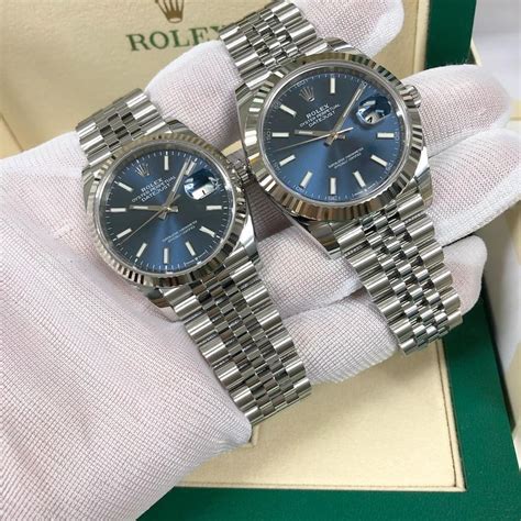 Side By Side Comparison Of The Rolex Datejust 36mm Vs 41mm 126234