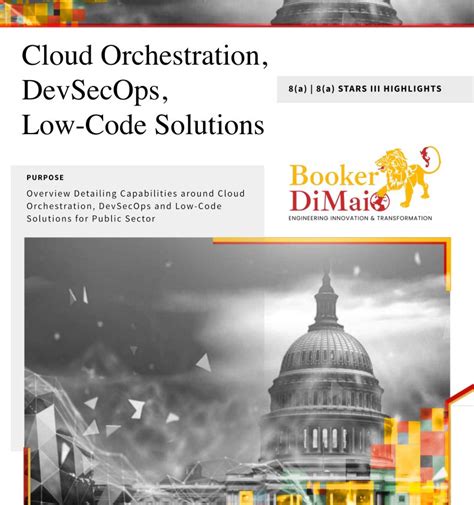 Devsecops Dataengineering Cybersecurity Modernization Booker Dimaio