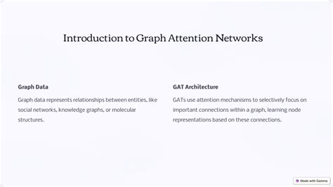 ppt the role of graph attention networks gats in data science