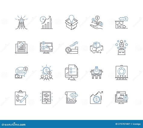 Evaluation Analysis Line Icons Collection Assessment Appraisal Scrutiny Inspection Review
