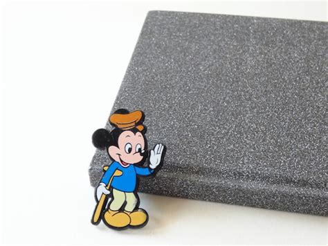 Vintage Disney Tiny Tim Mickey Mouse Badge A Christm Gem