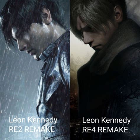 Leon Kennedy Resident Evil Remake Vs Resident Evil Remake