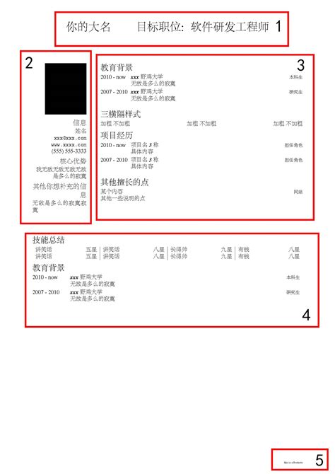 Latex中文简历模板制作简历模版latex Csdn博客