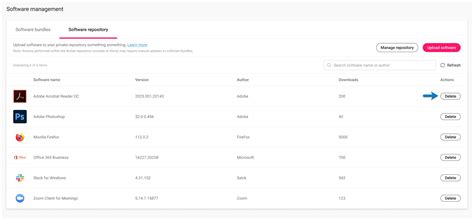 Private Software Repository Atera Support