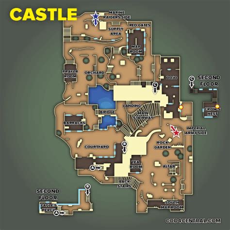 All Cod Waw Maps Sky View Computer Drawn