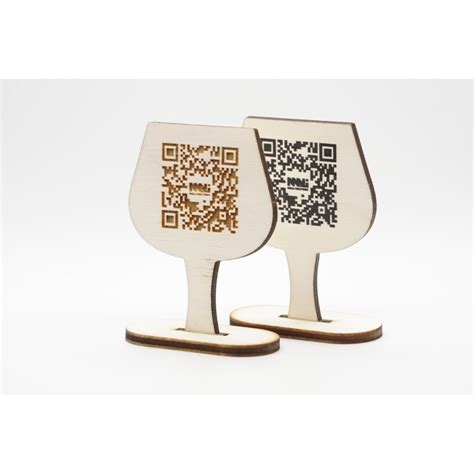 Supporti Da Tavolo Qr Code Tecnica Stampa Grandezza 9cm 6cm Personalizzazione Solo Fronte