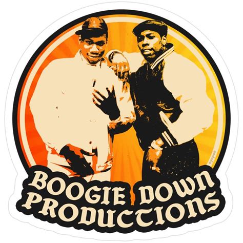 Bdp Boogie Down Productions 80s 90s Hip Hop Sticker In 2025 Boogie