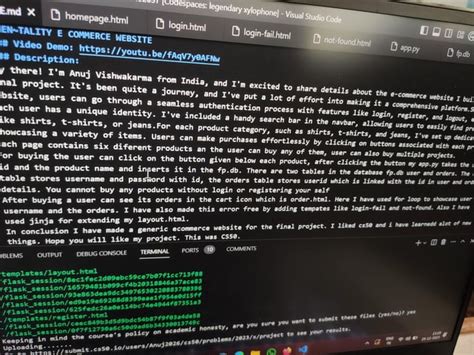 My Final Project Was Rejected Rcs50