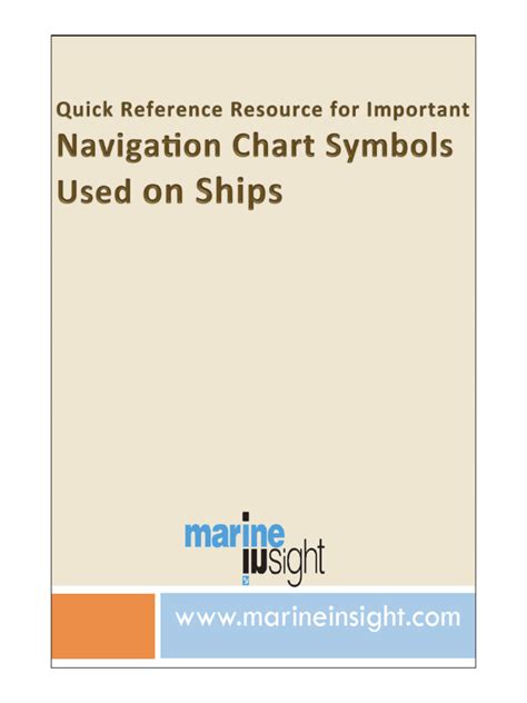 Navigation Chart Symbols Pdf Hydrography Navigation