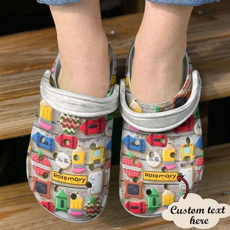 Back To School Clogs Design By Crocodile