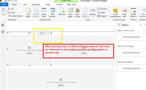 Filter Tooltip Lost Its Focus When Closed By Press Microsoft Fabric Community