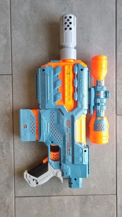 Nerf Gun Silencer Barrel Extender By Inventor Coral Makerworld