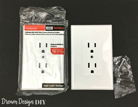Easy Electrical Outlet Cover Tip To Fix Mismatched Electrical Outlets Dream Design Diy