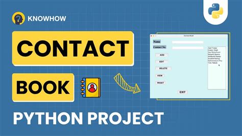How To Make Contact Book Using Python Step By Step Tutorial Python Project Youtube