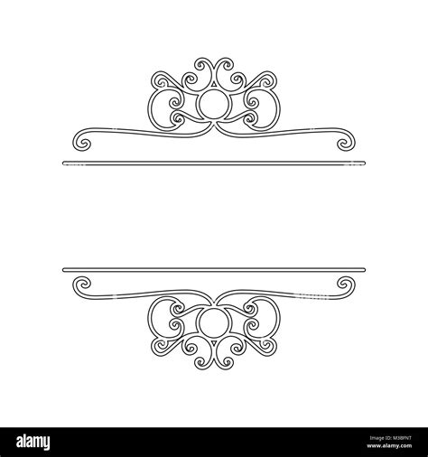 Line Border Frame Vector Design Stock Photo Alamy