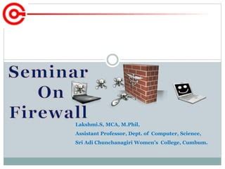 Firewall Ppt PPT