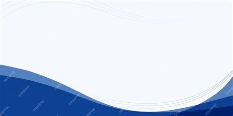 비즈니스를 위한 간단한 파란색 곡선 배경 벡터 무료 벡터