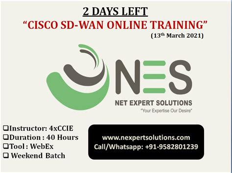 Arshi Nes On Linkedin Cisco Sd Nes Netexpertsolutions Cisco Onlineclasses 4xccie Sdwan