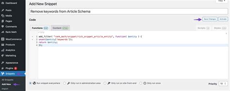 How To Remove Keywords Data From Article Schema Rank Math