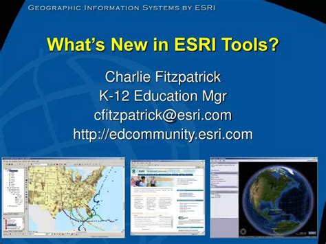 Ppt Whats New In Esri Tools Powerpoint Presentation Free Download Id 5395710