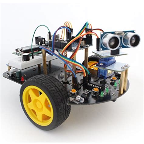 kuman robot smart car kit para arduino 2 ruedas utility vehicle inteligente robtica ds robot