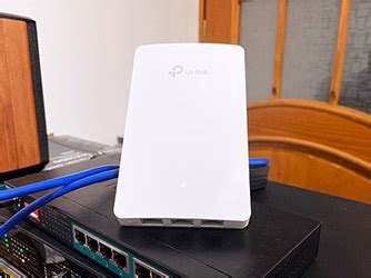 TP Link EAP Wall Plate WiFi Access Point Review PoE Pass Through MBReviews