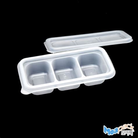 일회용 소스포장용기gp 70 3칸1500개세트 박스 모아팩