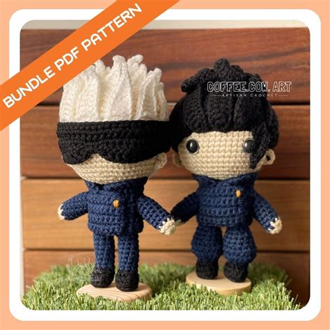 Jjk Bundle Pdf Pattern Jjk Amigurumi Anime Crochet Patterns Etsy
