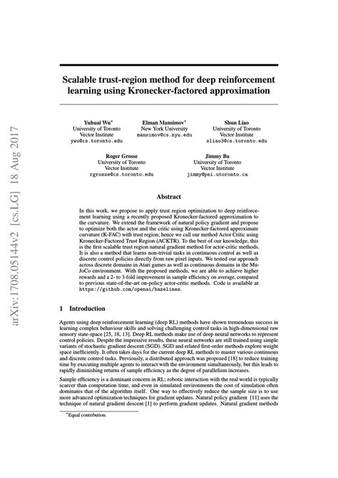 Deep Reinforcement Learning