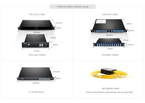 Customized Dual Fiber CWDM Mux Demux FS