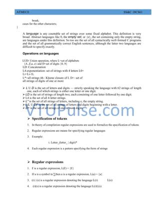 SSD Mod 2 18CS61 Notes Pdf Programming Languages Computing