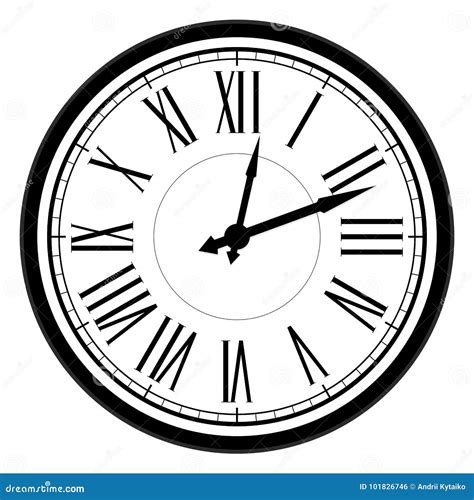 On The Dial Of The Clock Marked Sector 2 Hours Royalty Free Stock Image