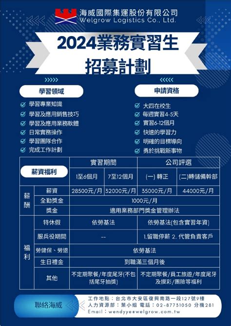 業務實習生 職涯關鍵的啟發與挑戰 海威國際集運股份有限公司 Jobs CakeResume