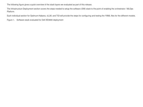Reference Architecture Enterprise Ai Stack Deploy Genai On The Poweredge Xe9680 With Intel