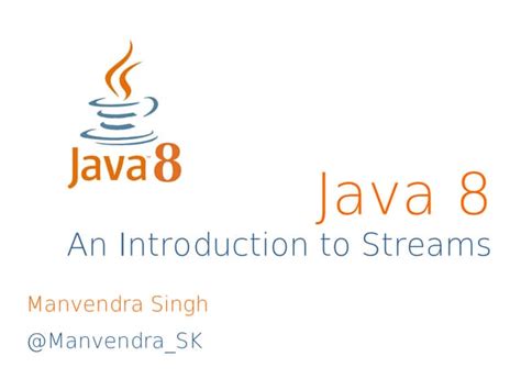 Java 8 Streams Ppt