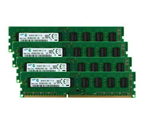 16gb Samsung 4x 4gb 4 G Pc3 12800 Ddr3 1600mhz 240pin Desktop Memory