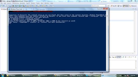 Django 151 Installation Issue In Windows 7 Stack Overflow